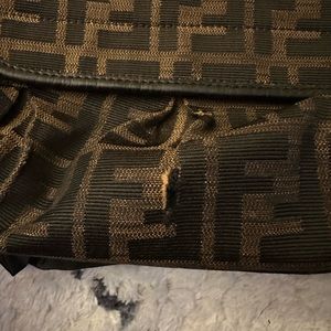 Fendi | Bags | Fendi Monogram Bag With Leather Belt Buckles And Chain ...